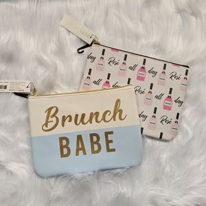 Ruby + Cash | Bags | Brunch Babe Travel Cosmetic Bag Set Nwt | Poshmark